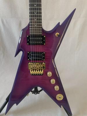 China Custom Dean Dime Razorback DCR Black Tooth Limited Electric Guitar 6 String for sale