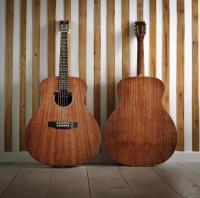 China AAA All Solid Mahogany Wood Handmade Custom OM Acoustic Guitar for sale