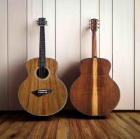 China Custom Mini Jumbo Grand Travel Acoustic Guitar KOA Wood 41 inch Handcrafted for sale