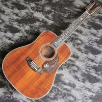 China 41 inch 12 String Acoustic Guitar Full KOA Wood D45 Series Glossy Lacquer for sale