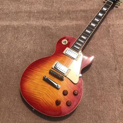 China New Standard LP 1959 R9 Electric Guitar Cherry Burst 22 Fret 628mm Scale Mahogany Body Rosewood Fingerboard for sale