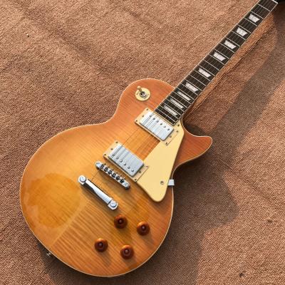 China Custom Shop LP Standard 1959 R9 Electric Guitar Flame Maple Top Rosewood 22 Fret with Hard Case for sale