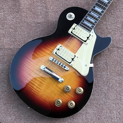 China New Style LP Slash Electric Guitar Flame Maple Top Rosewood Fingerboard 22 Fret Mahogany Body for sale