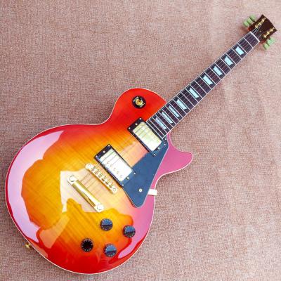 China Standard LP 1959 R9 Electric Guitar Cherry Burst Gold Hardware 22 Fret Mahogany Body for sale