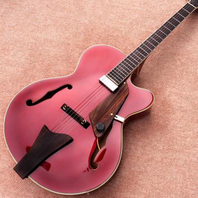 China Custom Jazz Hollow Electric Guitar Maple Body Rosewood Fingerboard 22 Fret OEM for sale