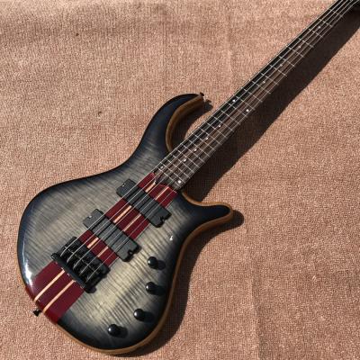 China Custom 5 String Bass Guitar Rosewood Fingerboard 22 Fret OEM ODM Electric Bass for sale