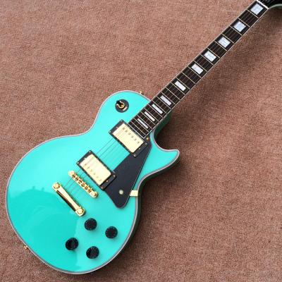 China Custom LP Electric Guitar Rosewood Fingerboard Solid Mahogany Body 22 Fret Gold Hardware for sale