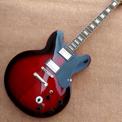 China Hollow Body Jazz 335 Electric Guitar Maple Top Back 22 Fret Rosewood Fingerboard for sale