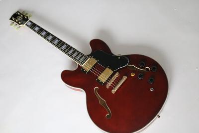 China ES335 Electric Hollow Body Jazz Guitar Basswood Body Maple Neck 22 Fret OEM Custom for sale