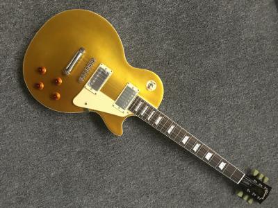 China 6-String Electric Guitar LP Style Standard 1959 Goldtop Mahogany Body 22 Fret for sale