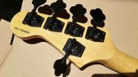 China Flame Maple 5 String Electric Bass Guitar Ashwood Body 20 Fret Maple Fingerboard for sale