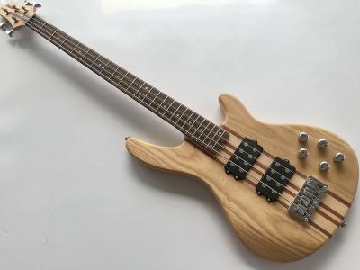 China Professional Active Electric Bass Guitar Neck Through Body 24 Fret Ashwood Maple Rosewood for sale
