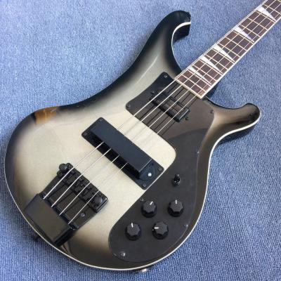 China Rick 4003 Model Electric Bass Guitar 4 Strings Mahogany Body Maple Neck Rosewood Fingerboard Chrome Hardware Metal Color for sale