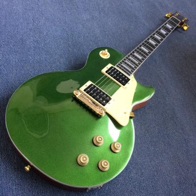 China Standard LP 1959 R9 Electric Guitar Green Top Ebony Fingerboard 22 Fret Mahogany Body for sale