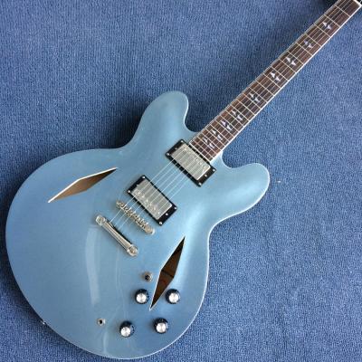 China Hollow Body Jazz Electric Guitar Mahogany Body Rosewood Fingerboard 22 Fret OEM Custom for sale
