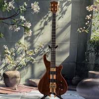 China Custom Grand Mark King Deluxe Style Burst Neck Through Body 4 Strings Electric Bass ALEMBIC TYPE for sale