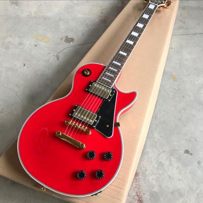 China Custom Shop LP Electric Guitar Silver Burst Mahogany Body 22 Fret Rosewood Fingerboard for sale