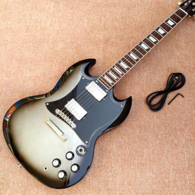 China Custom SG Electric Guitar Mahogany Body Neck 22 Fret Rosewood Fingerboard Passive Pickup for sale