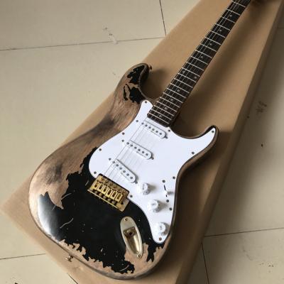 China Custom Relic ST Electric Guitar Mahogany Body Rosewood Fingerboard 22 Frets for sale