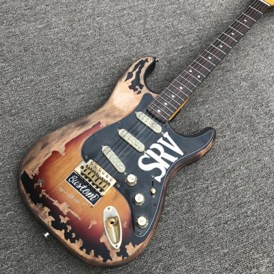 China Custom Relic ST Electric Guitar Mahogany Body Rosewood Fingerboard 22 Frets for sale