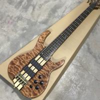 China Custom 5 String Bass Guitar Rosewood Fingerboard 22 Frets Basswood Body Mahogany Neck for sale