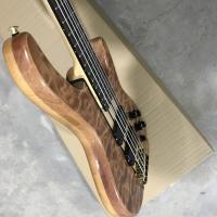 China Custom 5 String Bass Guitar Rosewood Fingerboard 22 Frets Basswood Body Mahogany Neck for sale