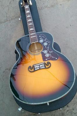 China Chibson G200 Deluxe Acoustic Electric Guitar Spruce Top 21 Frets for sale