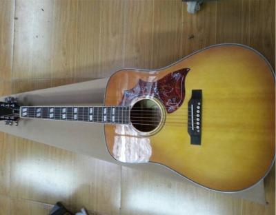 China Honey Burst H-Bird Acoustic Electric Guitar Spruce Top 21 Frets Mahogany Neck Rosewood Fretboard for sale