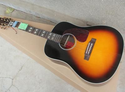 China Chibson G45 Acoustic Electric Guitar Spruce Top Rosewood Fretboard 21 Frets Passive Pickup for sale