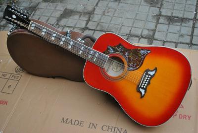 China Customization 12 Strings acoustic guitar in Sunburst for sale