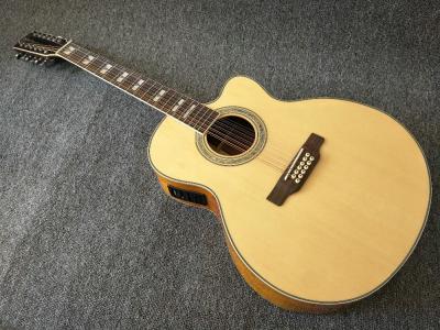 China AAA Solid Spruce 43 Inch Acoustic Guitar with Fishman Pickup Natural Mahogany Neck Rosewood Fretboard for sale