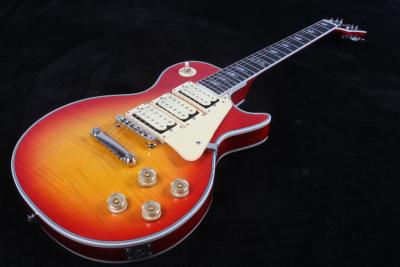 China Ace Frehley Signature Electric Guitar 3 Pickups Aged Vintage Cherry Sunburst Mahogany 22 Fret for sale