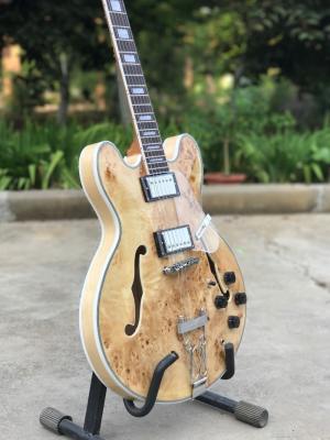 China Custom ES-335 F Hollow Body Jazz Electric Guitar 6 Strings Maple Body 22 Fret for sale