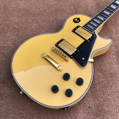 China Custom LP Electric Guitar with Ebony Fingerboard 22 Fret Gold Hardware Mahogany Body for sale