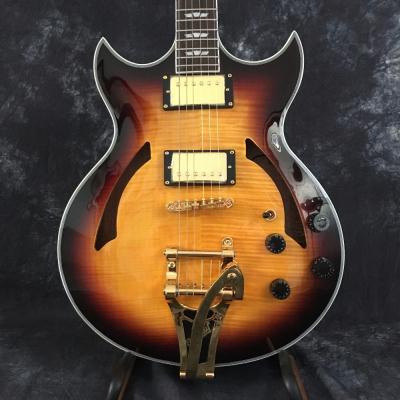 China Semi Hollow Body ES 335 Jazz Electric Guitar 22 Fret Maple Body Rosewood Fingerboard for sale
