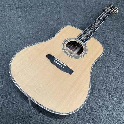 China Solid R Back Side Life Tree Inlay Abalone Binding Dreadnought Acoustic Guitar Martin Guitar Style for sale