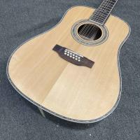 China Custom 41 Inch Dreadnought 12 String Acoustic Guitar Rosewood Back Sides Mahogany Neck for sale