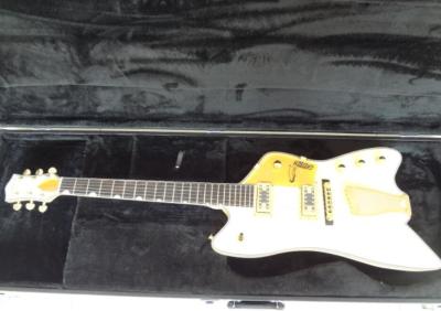 China Gretsch Custom Cream Electric Guitar with Golden Hardware 24 Fret Mahogany Body Grover Tuners for sale
