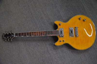 China Gretsch Signature LP Custom Electric Guitar Tiger Maple Top Mahogany Body 22 Frets Grover Tuners for sale