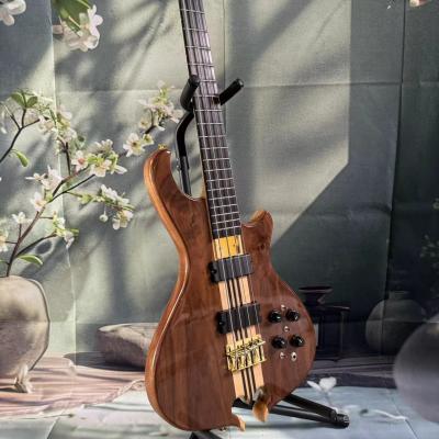 China Custom Alembic Style Neck Through Body 4 Strings Electric Bass for sale