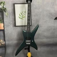 China Custom B.C. Rich Chuck Shuldiner Stealth Blue Electric Guitar 6 String Open Pickups FR Bridge for sale