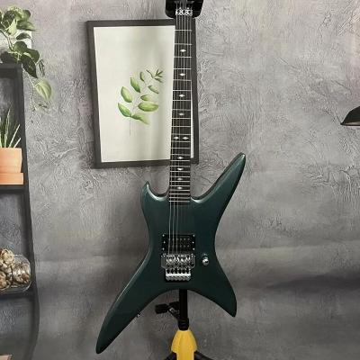 China Custom B.C. Rich Chuck Shuldiner Stealth Blue Electric Guitar 6 String Open Pickups FR Bridge for sale