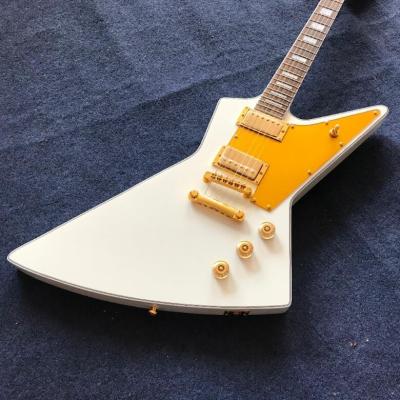 China Wholesale Custom Explorer Electric Guitar 22 Fret Maple Body Mahogany Neck Rosewood Fingerboard Gold Hardware for sale