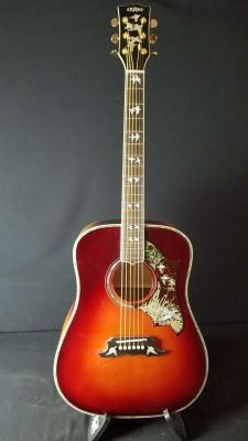 China Custom Grand All Solid Spruce Top Flamed Maple Back Side 41