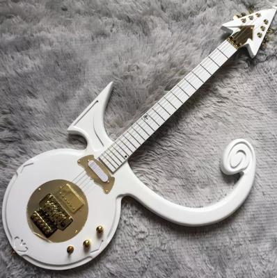 China Custom Big Prince Electric Guitar White Arrow Inlay Gold Hardware 6 String for sale