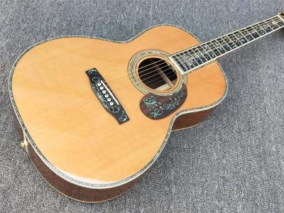 China 39 Inch 000 Style Acoustic Guitar Solid Spruce Top Rosewood Fingerboard 22 Frets for sale