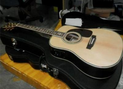 China Custom D45 Acoustic Guitar 41 Inch Solid Spruce Top Rosewood Back Sides Fishman Pickup Hardcase for sale