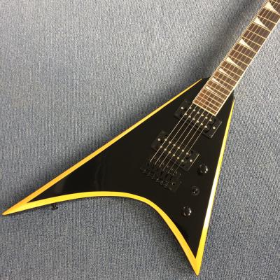 China V Type Electric Guitar Mahogany Body Rosewood Fingerboard 22 Fret Brazil Wood Bow for sale