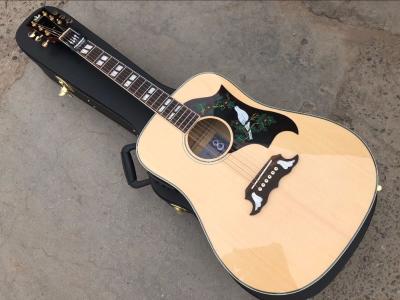 China Dove Style Solid AAA Spruce Top Acoustic Electric Guitar 22 Fret Rosewood Fingerboard for sale