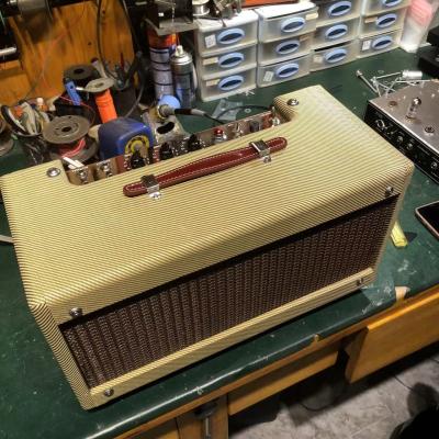China Tweedle Dee Deluxe 5E3 Dumble Style Mods Tweed Head 16W 8 Ohm 6V6GT 12AX7 5Y3GT Handwired for sale